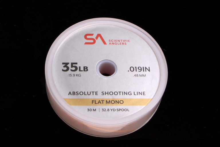 SA Absolute Flat Mono Shooting Line Runningline Backing Fliegenfischen