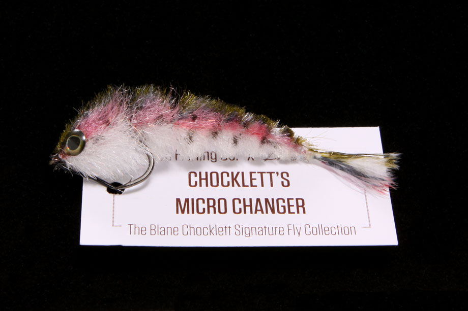 Chocklett's Micro Changer baby rainbow trout Baitfish Streamer Fliegen